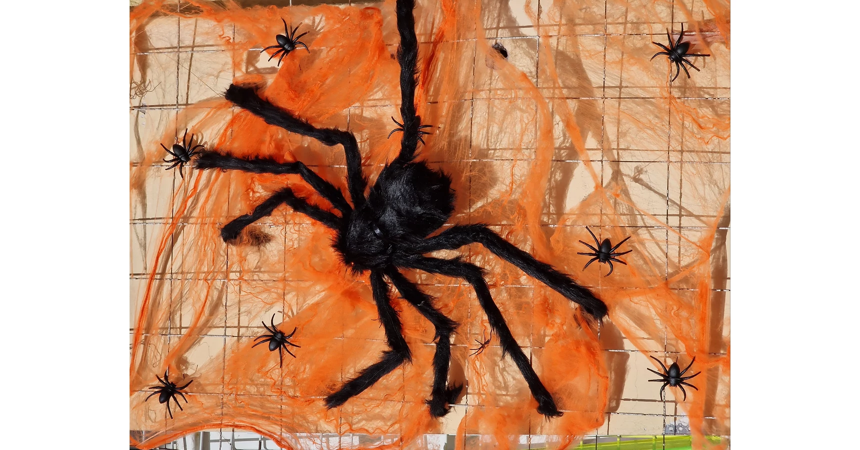 Pók szett óriás Pók, Pókháló ,8 db kis Pók - haj-partyshop -póthajak ...