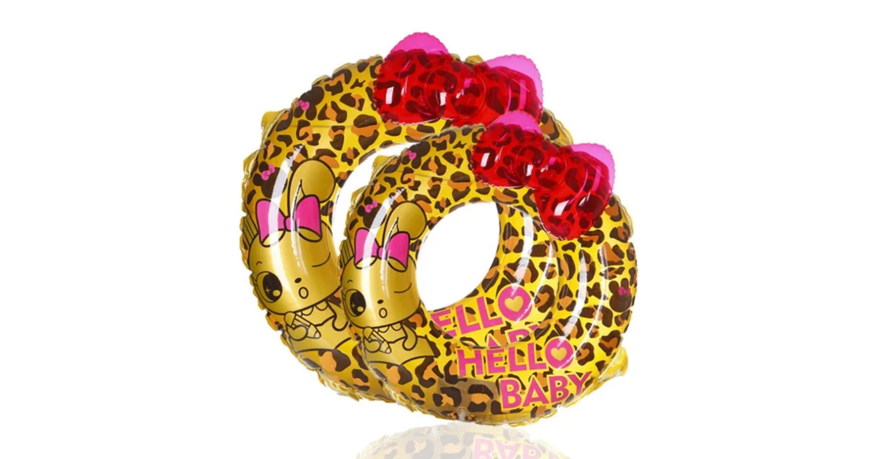 Helló Baby leopárd mintás úszógumi - haj-partyshop -póthajak- jelmezek ...